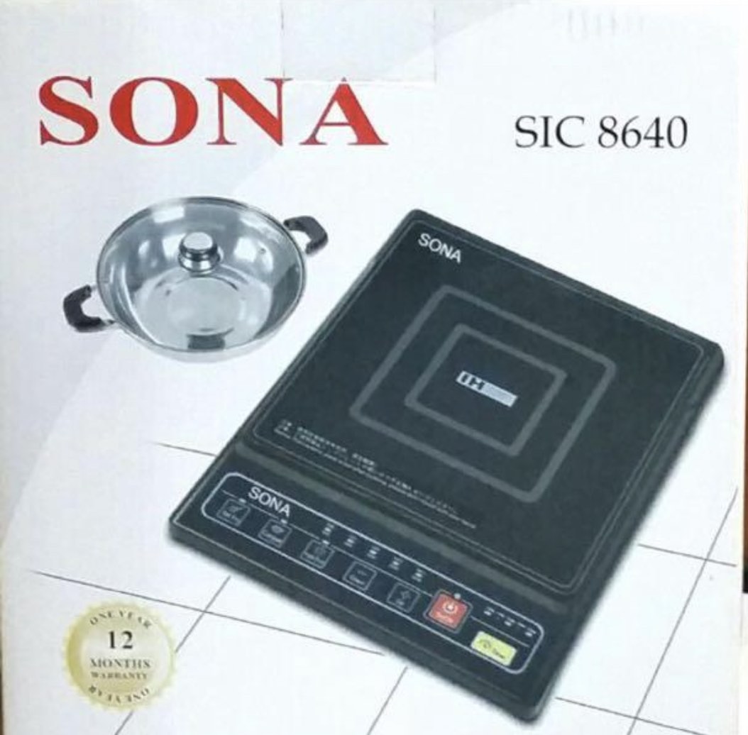 SONA Induction Cooker SIC8640, TV & Home Appliances, Kitchen Appliances ...
