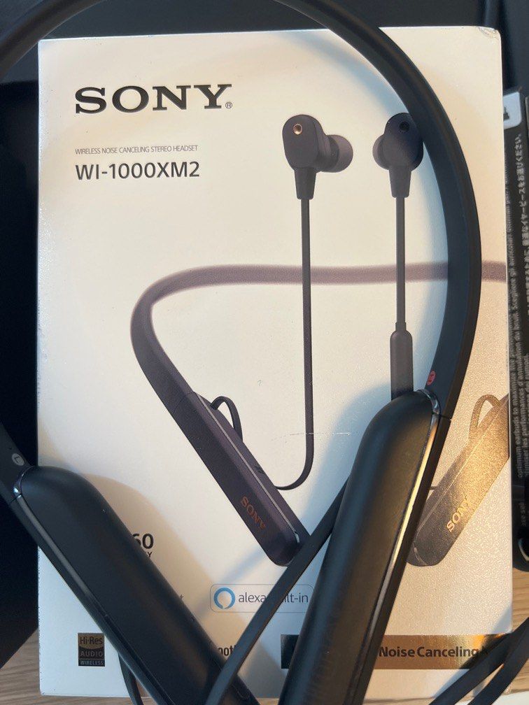 Sony WI-1000XM2 Bluetooth and active noise cancelling, Audio, Earphones ...