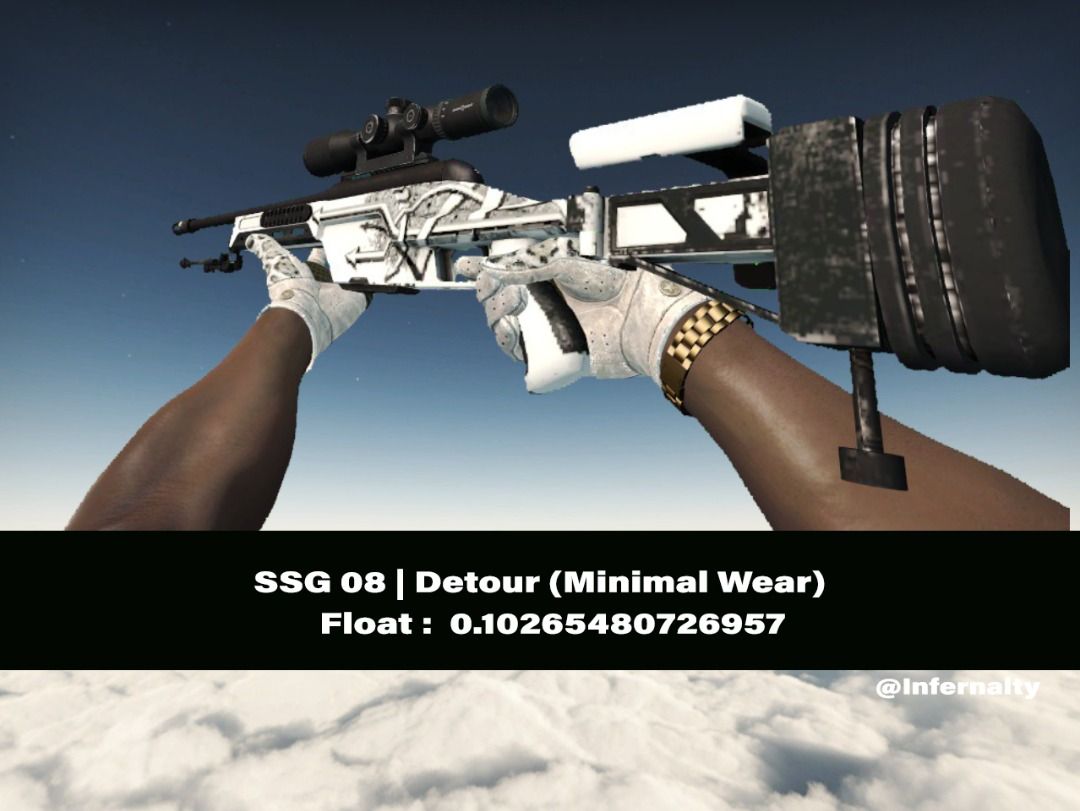 SSG 08 Detour MW CSGO SKINS KNIVES, Video Gaming, Gaming Accessories ...