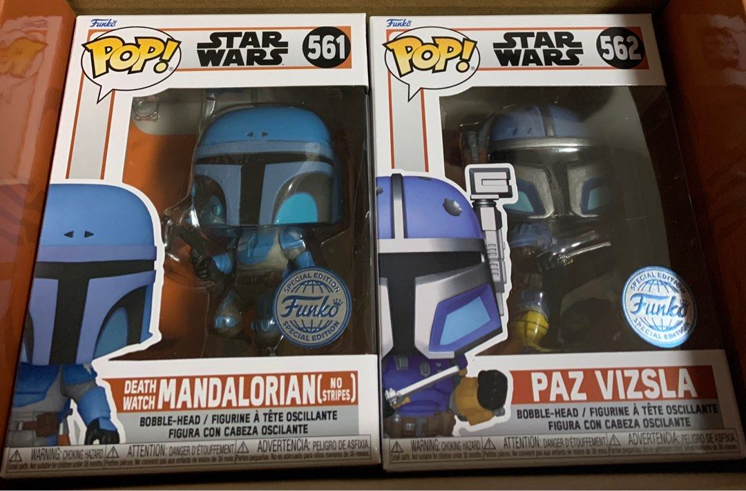 Star Wars Funko Pop - Paz Vizsla Stormtrooper Mandalorian, Hobbies ...