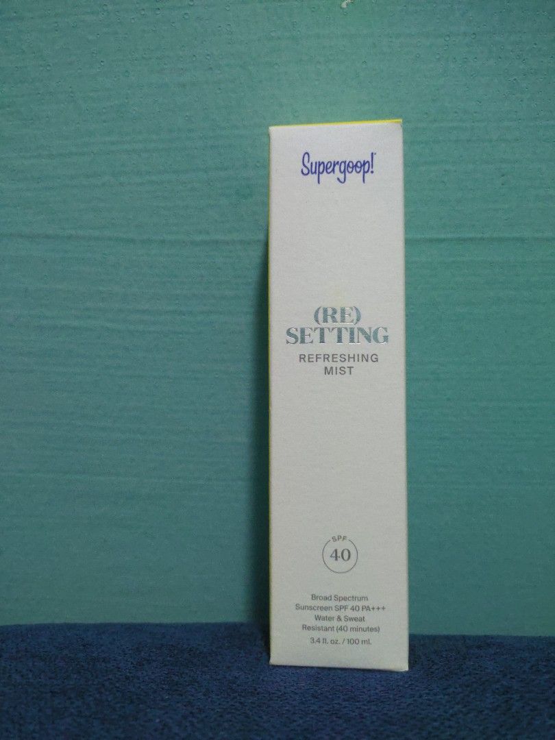 Supergoop! (re) setting spray refreshing mist, Beauty & Personal Care ...