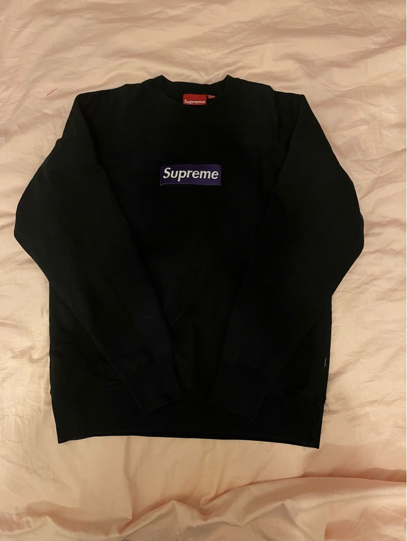 Supreme sweater, 男裝, 上身及套裝, 衛衣 - Carousell