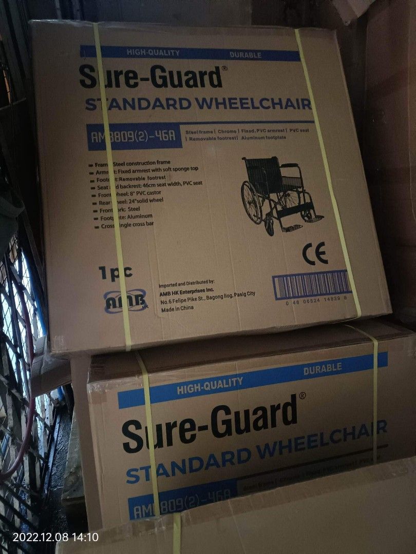 Sureguard standard WHEELCHAIR, Health & Nutrition, Assistive ...