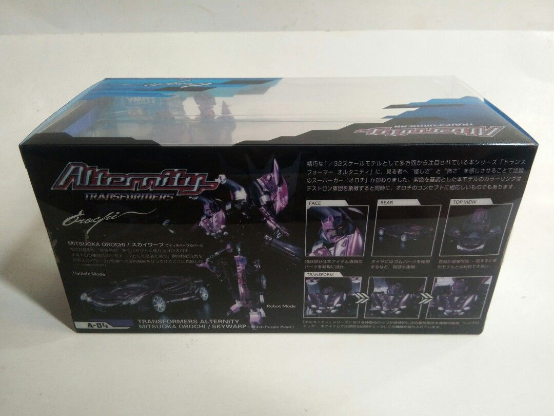 TakaraTomy TF Alternity A-04 Mitsuoka Orochi/Skywarp, Hobbies & Toys ...