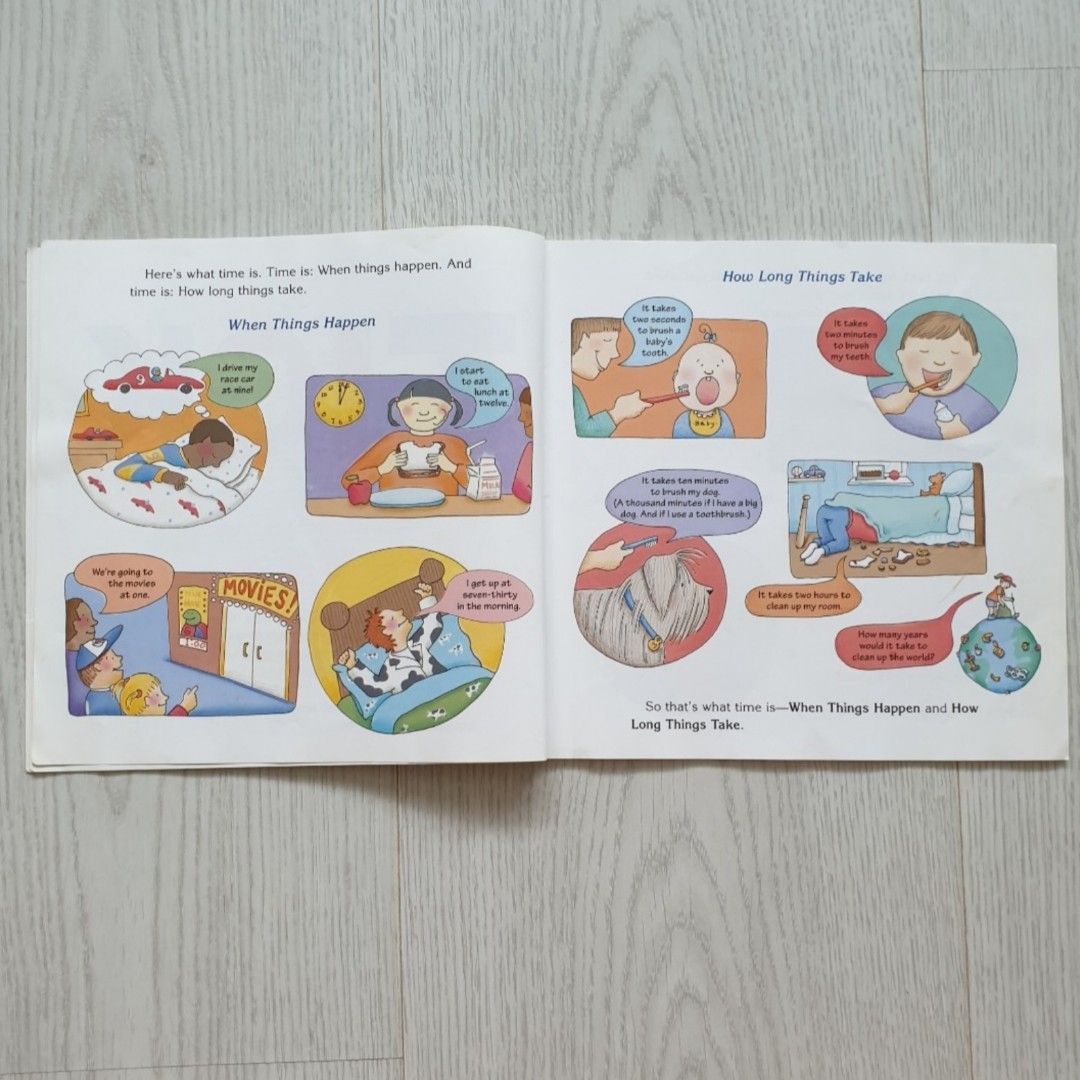 Telling Time - Children Learning Education Book, Hobbies & Toys, Books ...