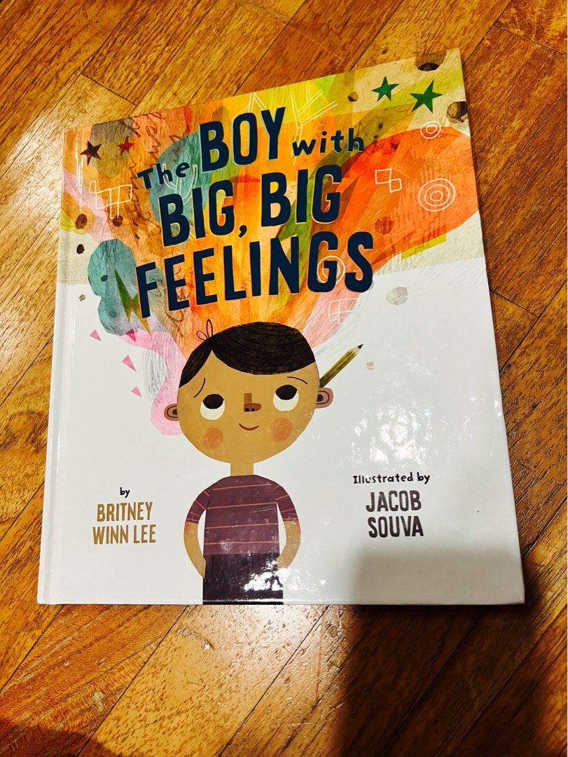 The Boy with Big, Big Feelings children story book, Hobbies & Toys ...