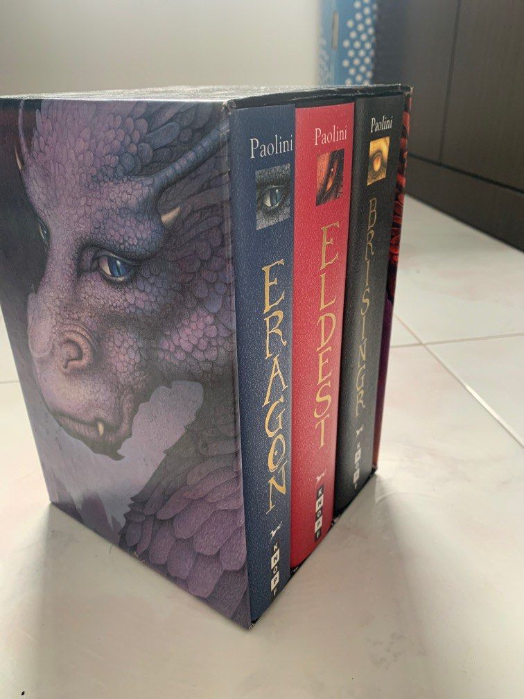 The inheritance Cycle books 1-3 (including the box), Hobbies & Toys ...