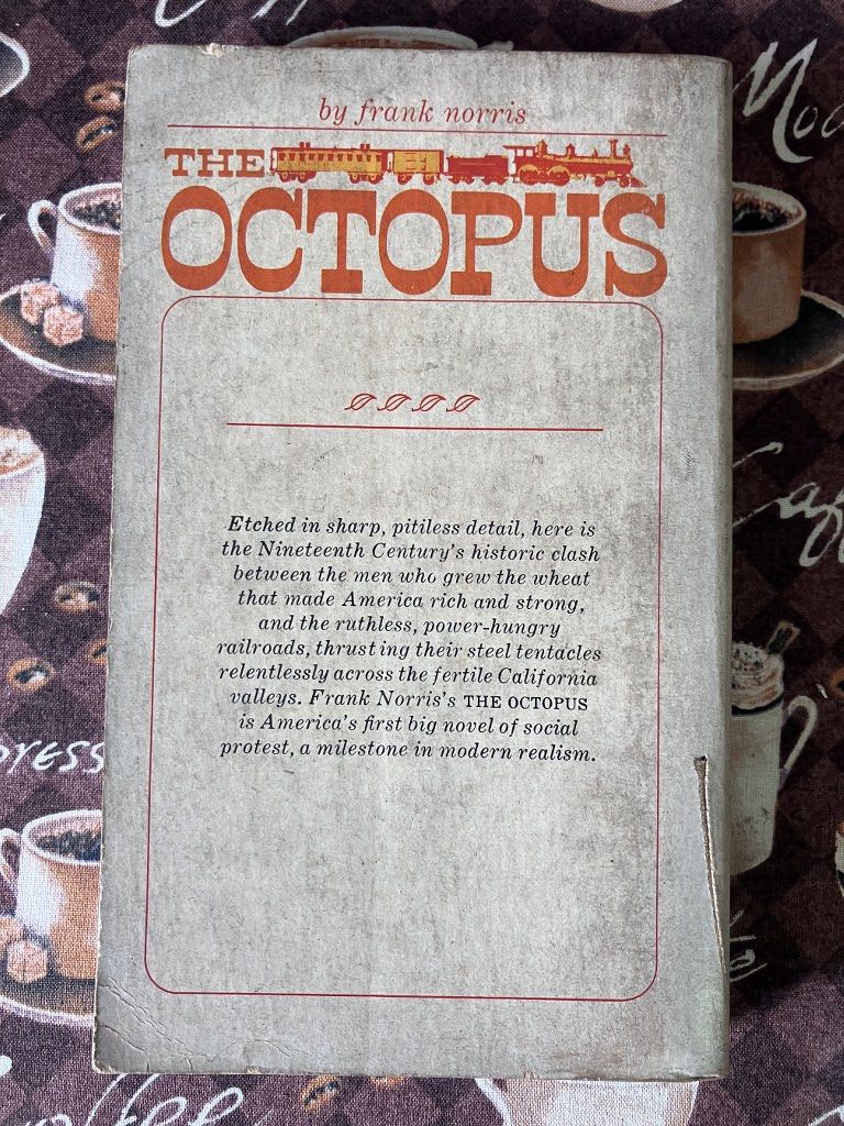 The Octopus Bantam Literature VINTAGE Book by Frank Norris 1971 ...