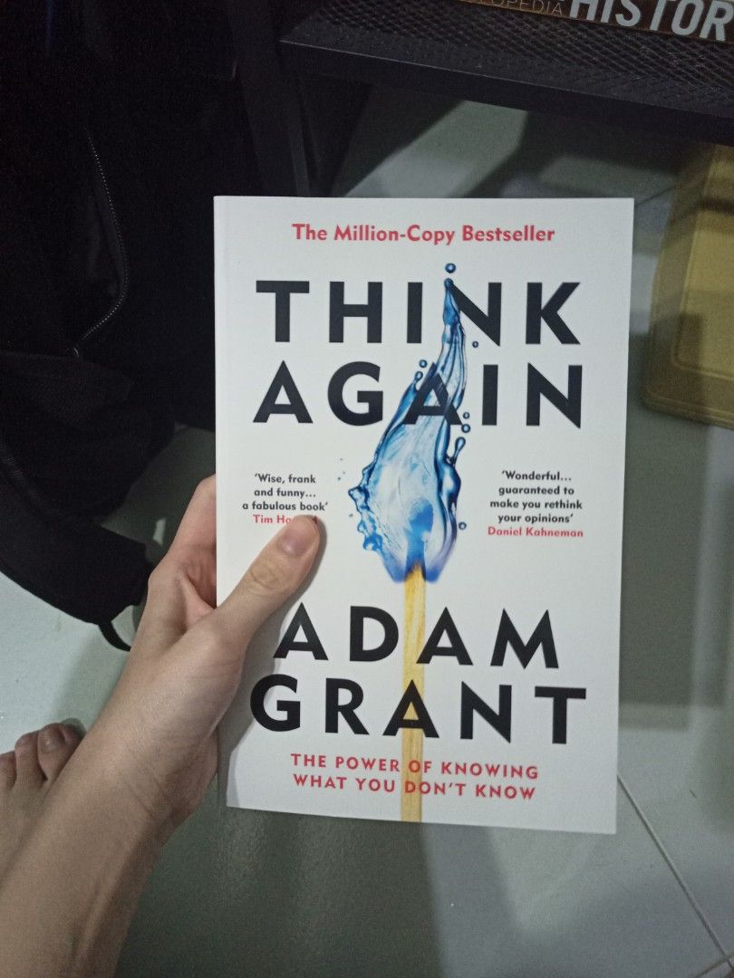 Think again adam grant, Hobbies & Toys, Books & Magazines, Fiction ...