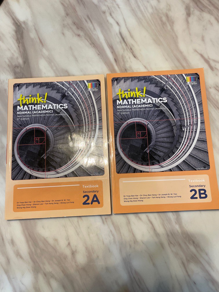 Think! Mathematics normal academic sec 2, Hobbies & Toys, Books ...