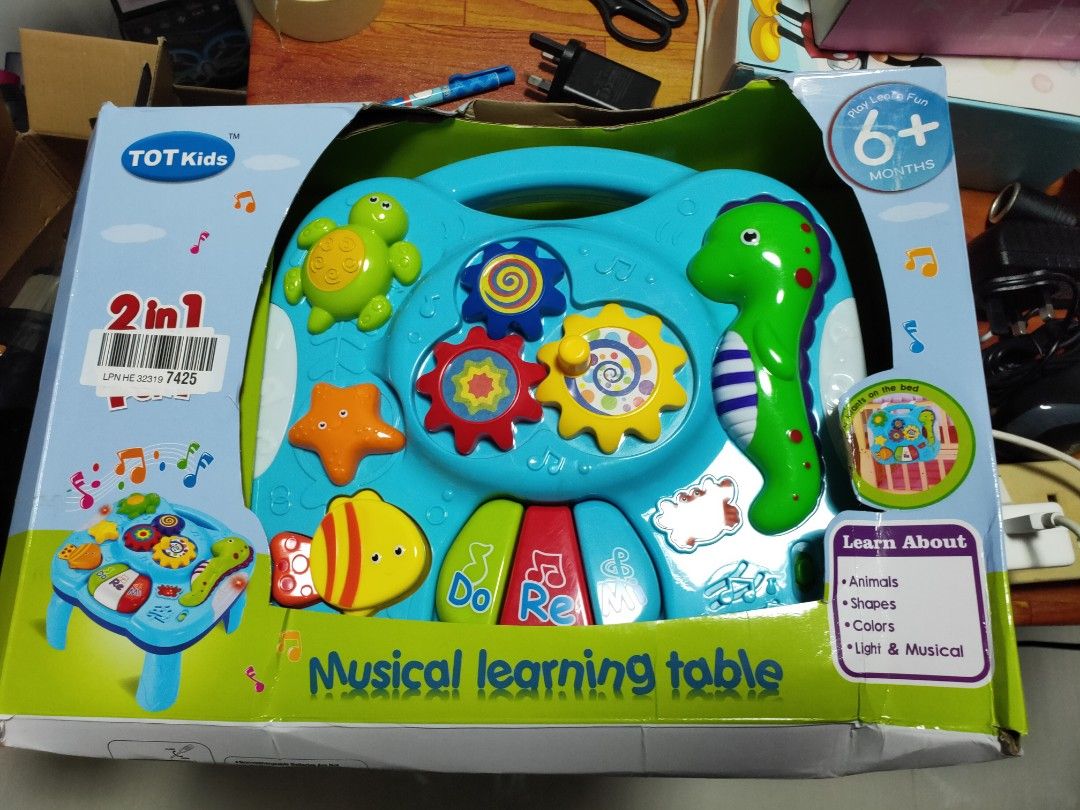 TOT kids musical learning table, Babies & Kids, Infant Playtime on ...