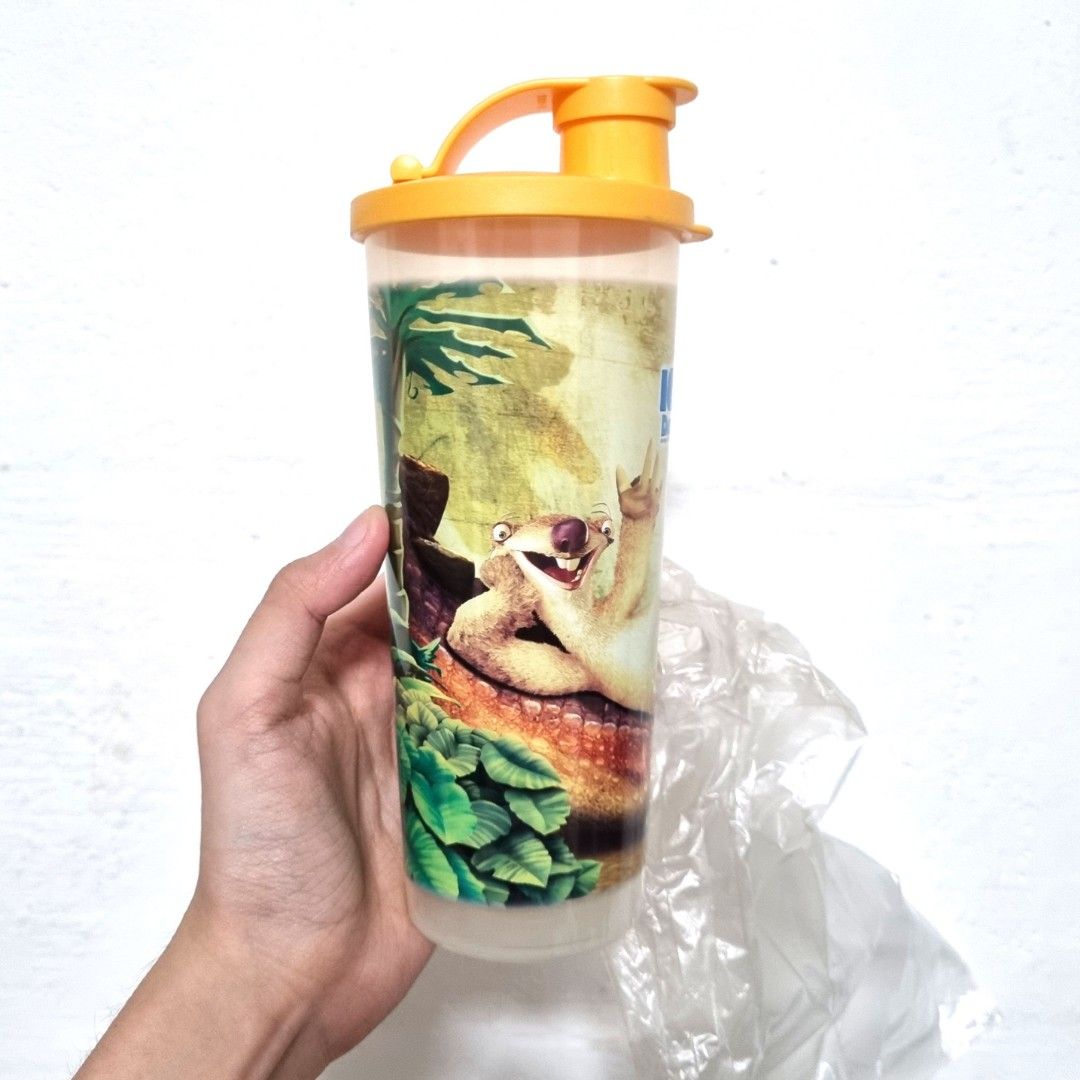 Tupperware 470 ml Ice Age 3 Dawn of the Dinosaurs Round Giant Tumbler ...