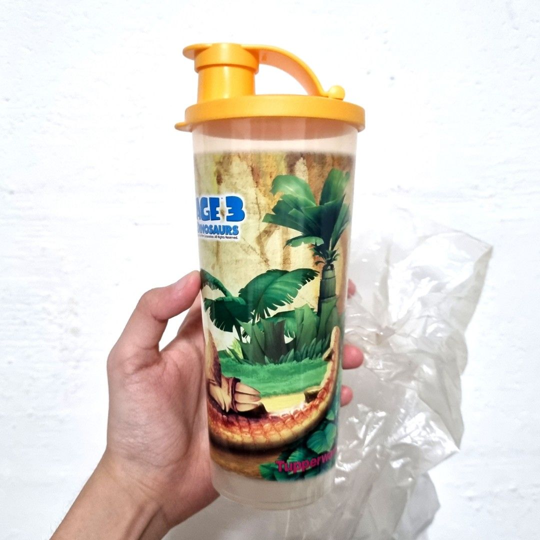 Tupperware 470 ml Ice Age 3 Dawn of the Dinosaurs Round Giant Tumbler ...