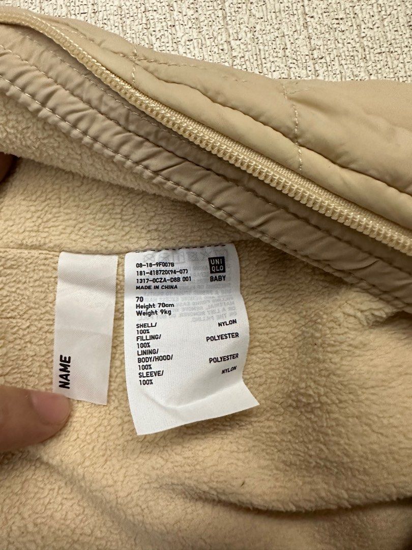 Uniqlo cute bear edition down jacket, Babies & Kids, Babies & Kids ...