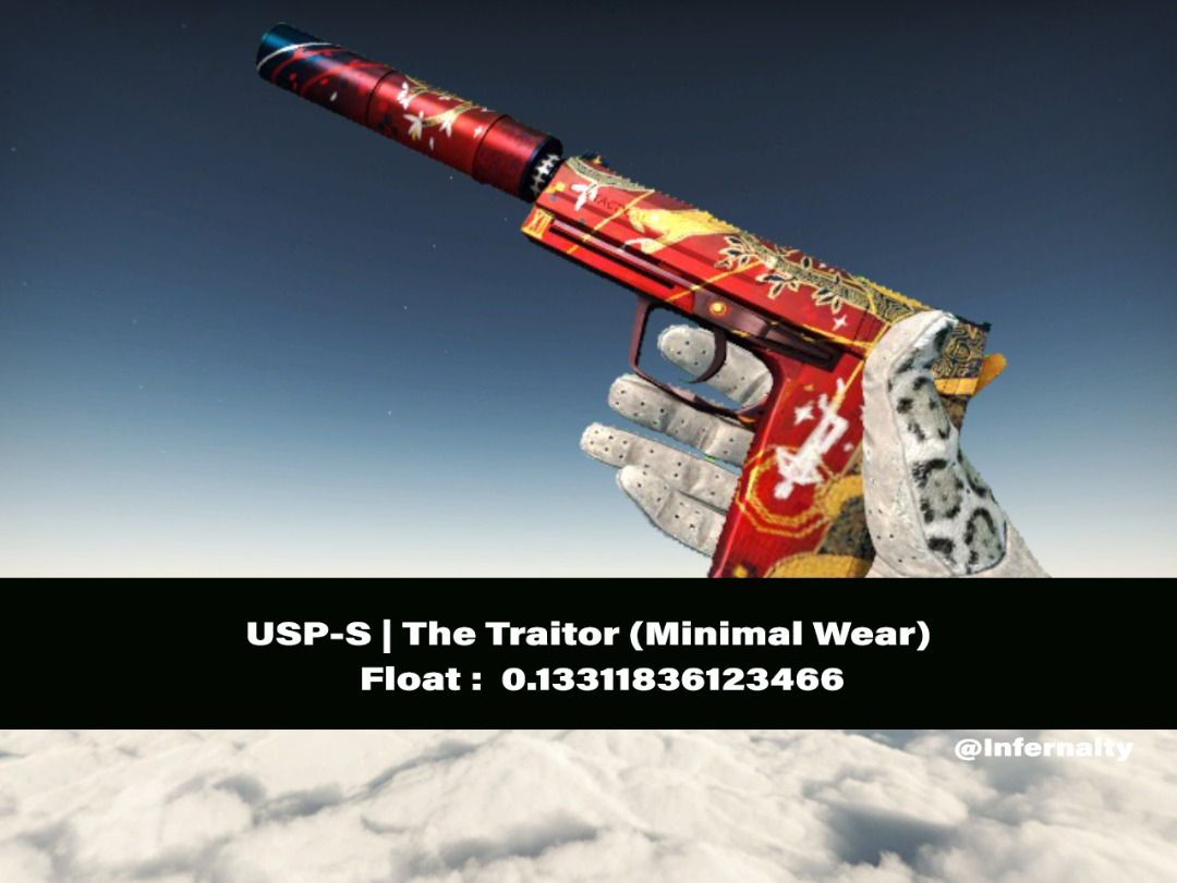 USP-S The Traitor MW CSGO SKINS KNIVES, Video Gaming, Gaming ...