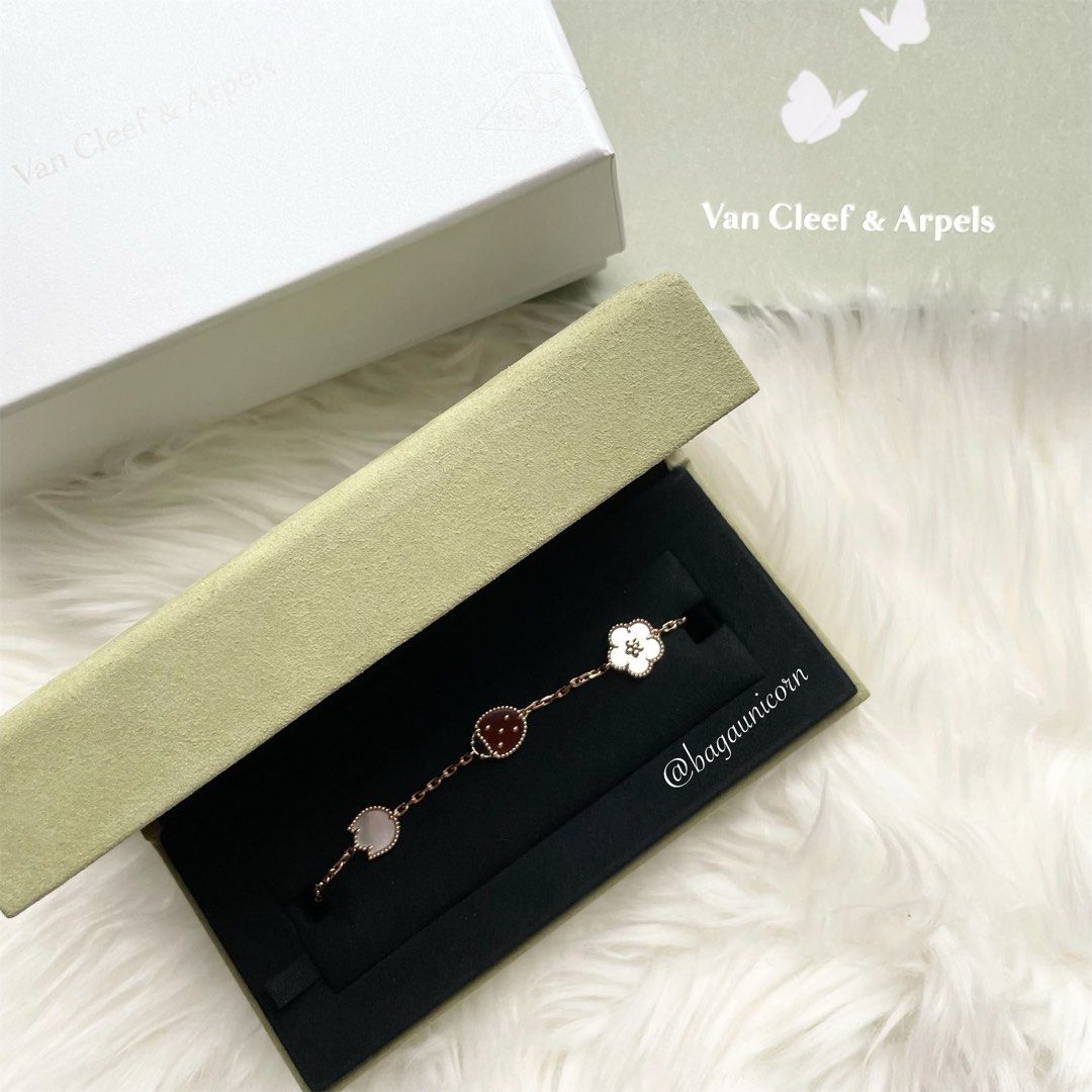 VCA Van Cleef & Arpels lucky spring bracelet, Women's Fashion, Jewelry ...