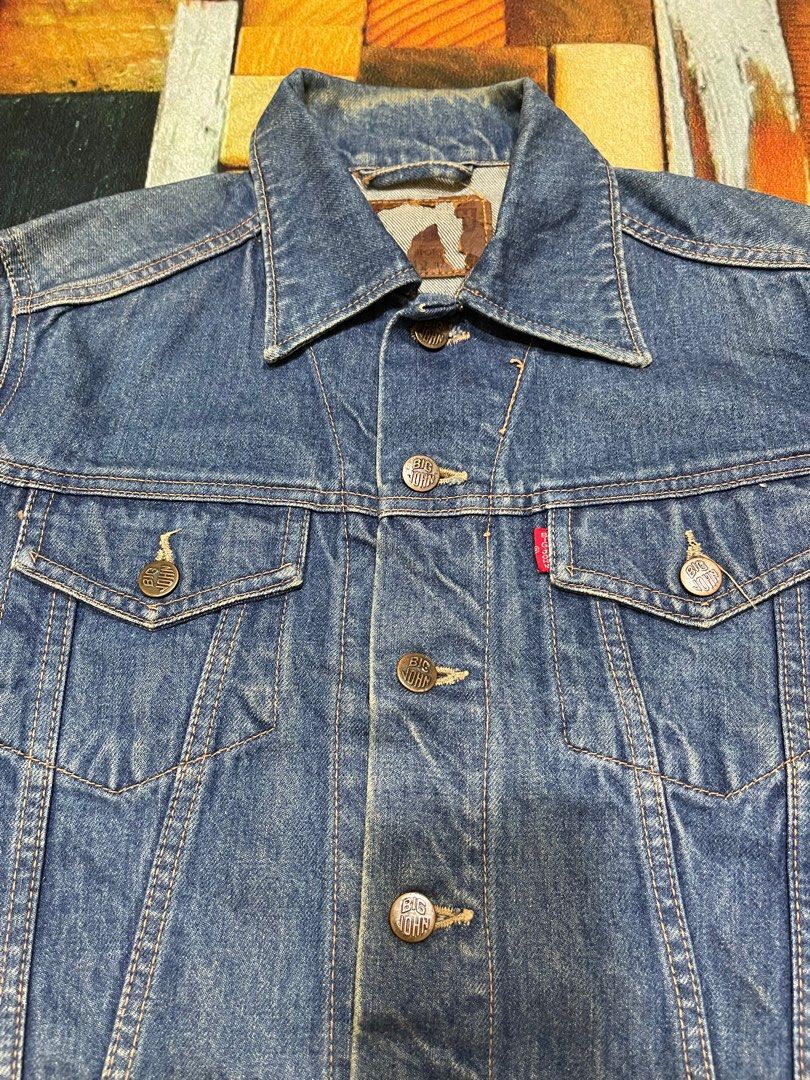 Vintage Big John Levis Denim Jacket, Men's Fashion, Coats, Jackets and ...