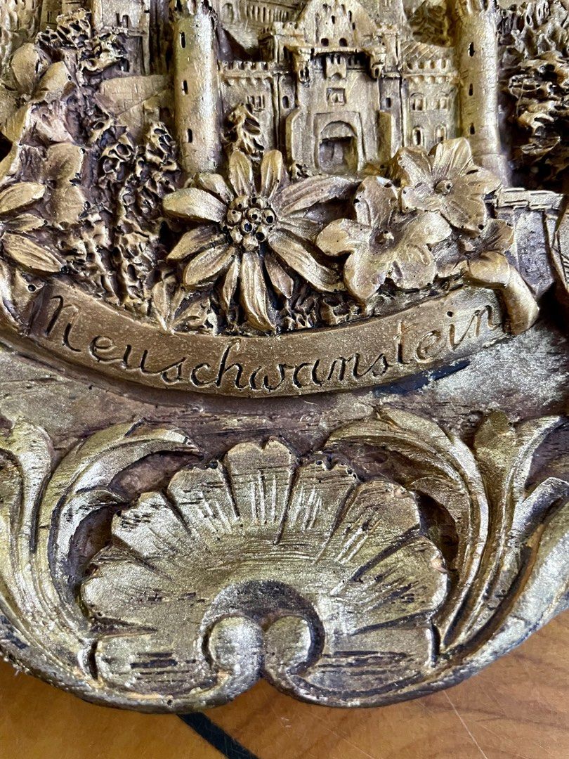 | CLEARANCE | VINTAGE NEUSCHWANSTEIN CASTLE, GERMANY 3D CARVED WOOD ...