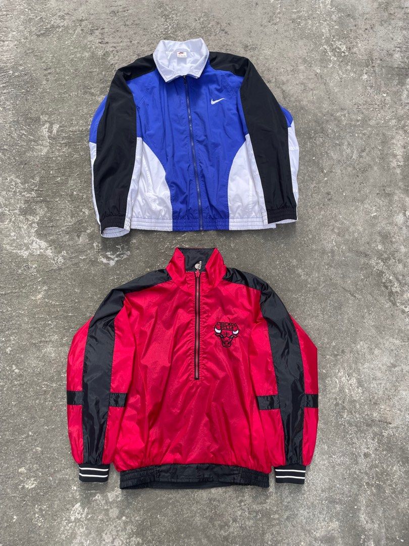 Vintage Nike 90s Big logo x Chicago Pro player quarter zip, Men's Fashion, Coats, Jackets and ...