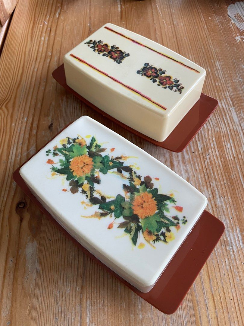 Vintage Plastic Butter Tray, Furniture & Home Living, Kitchenware ...
