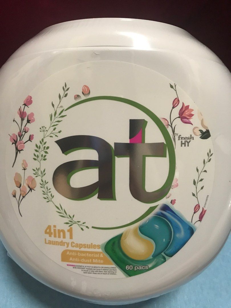 Walch Fresh HY 4in1 Laundry Capsules 60pods, Furniture & Home Living ...