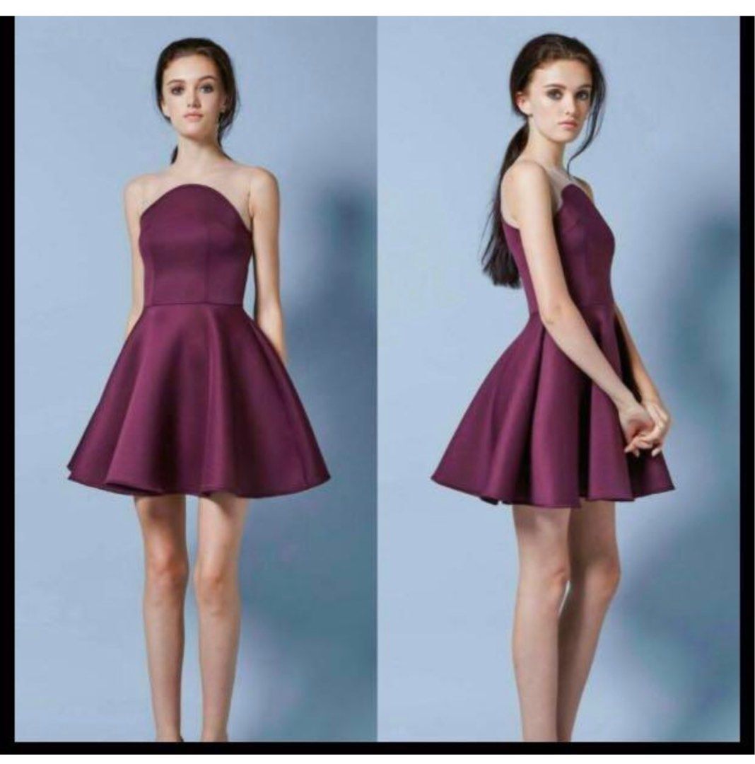 Wardrobe Theory Purple Mesh Dress, Women's Fashion, Dresses & Sets ...