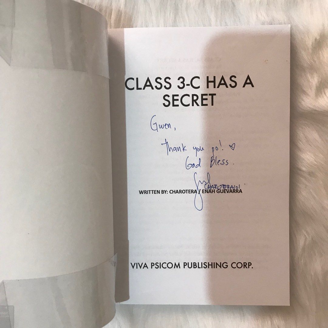 Wattpad Book: Class 3-C has a secret 1, Hobbies & Toys, Books ...