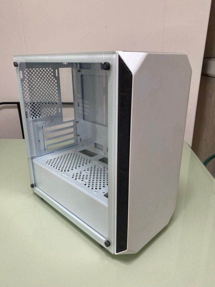 White Tecware mATX PC Case with PSU, Computers & Tech, Parts ...