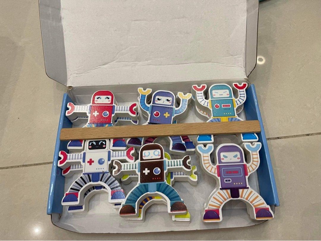 wooden Robots Yes to shopee checkout php 250, Hobbies & Toys, Toys ...