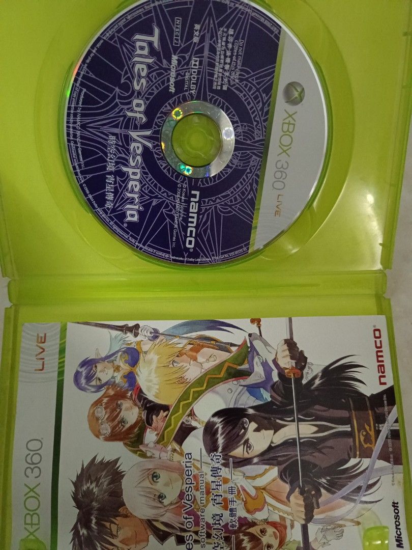 XBox 360 Tales of Vesperia, Video Gaming, Video Games, Xbox on Carousell