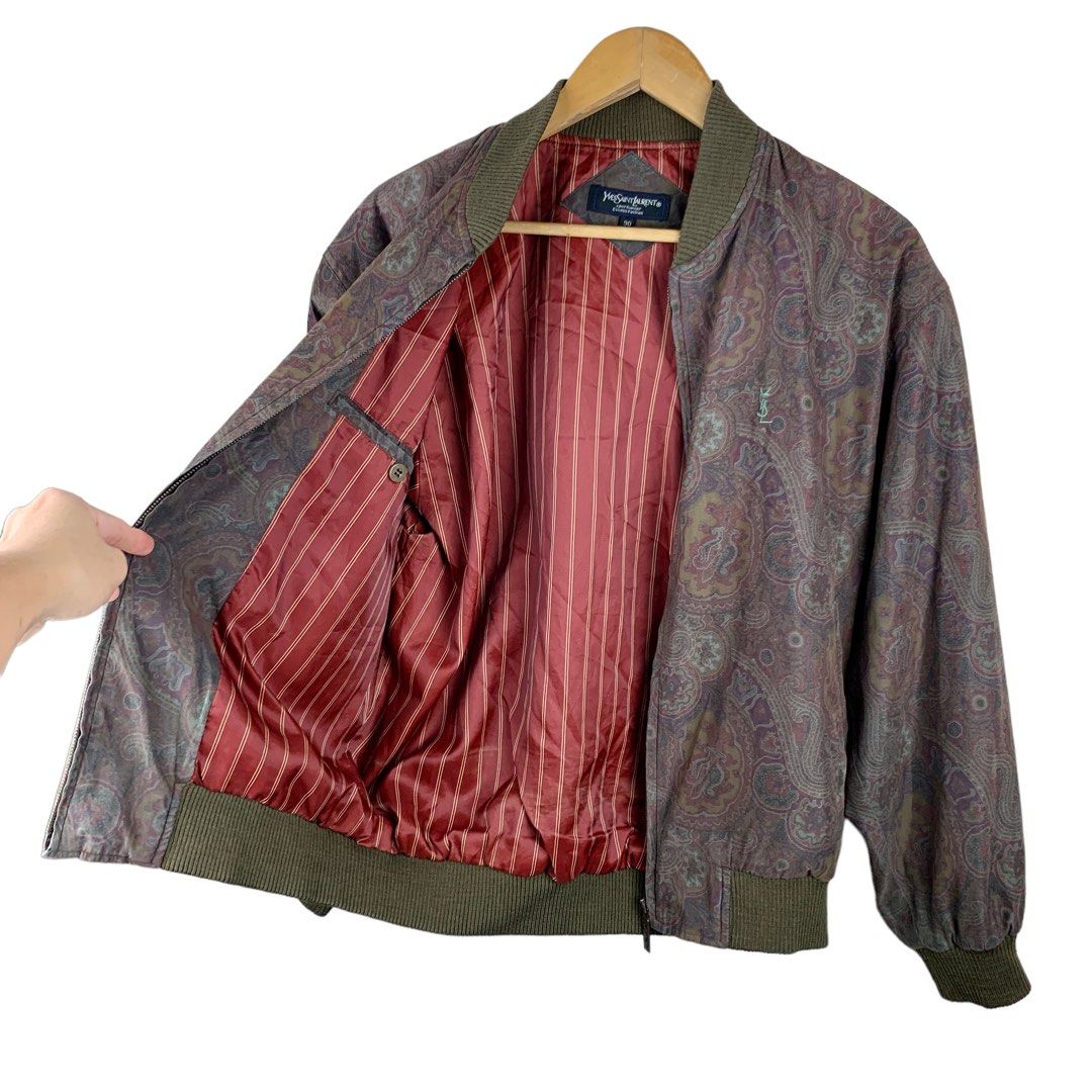YSL Vintage Jacket Large, Men's Fashion, Coats, Jackets and Outerwear ...
