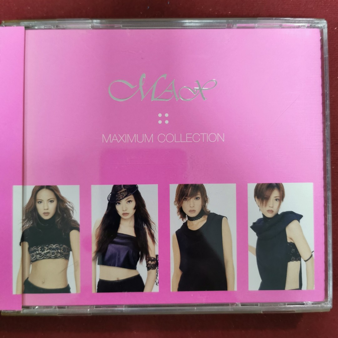 95％new 日本版 MAX - MAXIMUM COLLECTION 精選 2CD / 1999年 附歌詞書 日本 女子組合 made in Japan #罕有保留原裝完美側紙 保存良好 新 ...