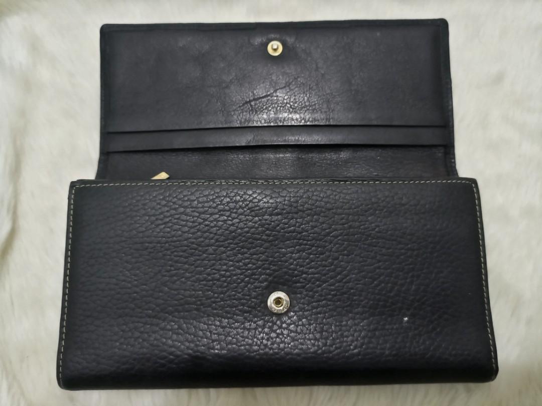 Auth. Renoma Paris Leather Trifold Wallet (Preloved), Women's Fashion ...