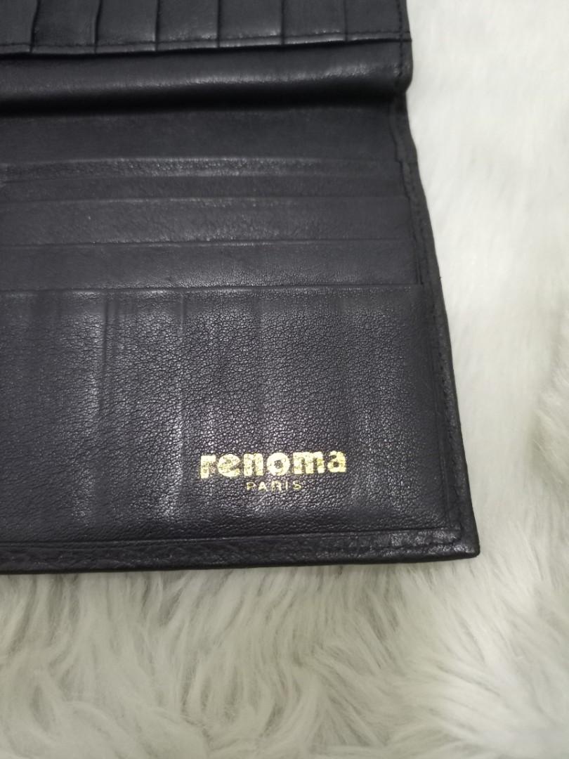 Auth. Renoma Paris Leather Trifold Wallet (Preloved), Women's Fashion ...