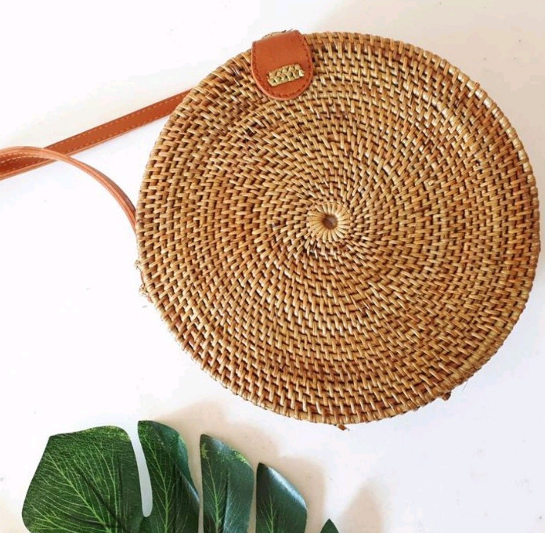 Authentic Bali Rattan Bag, Women's Fashion, Bags & Wallets, Beach Bags ...