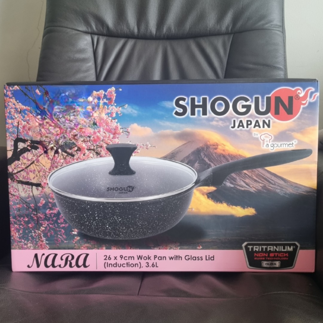 BNIB La Gourmet Shogun Japan Wok, Furniture & Home Living, Kitchenware ...