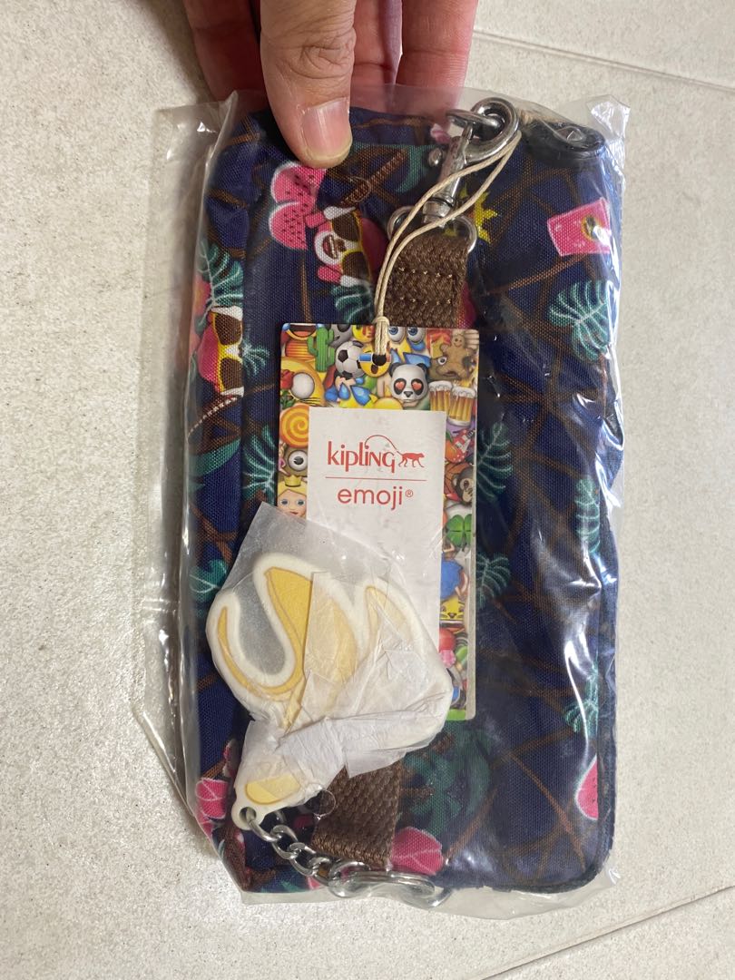 BNIB Original Kipling emoji bag, Women's Fashion, Bags & Wallets ...
