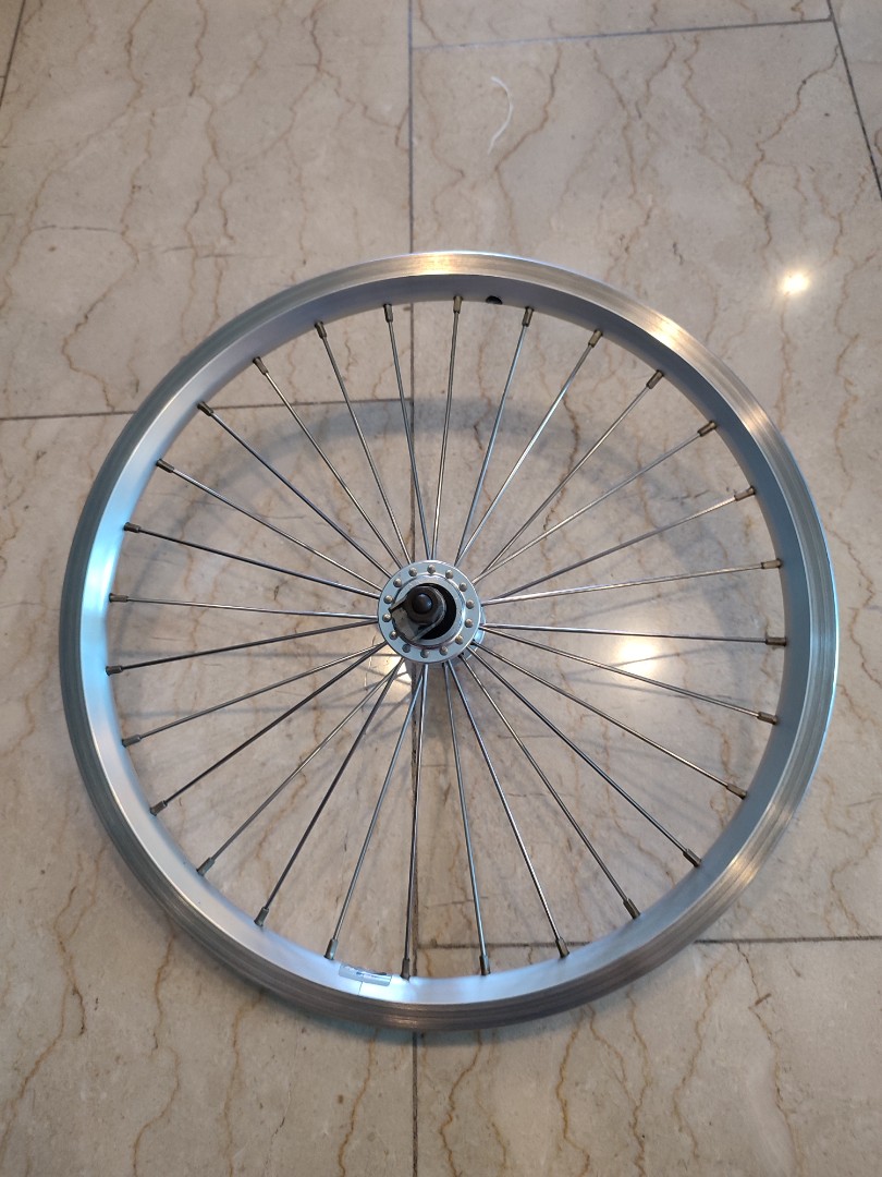 Brompton Front Wheelset, Sports Equipment, Bicycles & Parts, Parts ...