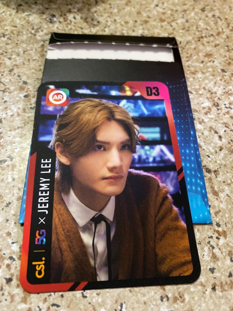 CSL 5G x Mirror AR card [Jeremy], 興趣及遊戲, 收藏品及紀念品, 明星周邊 - Carousell