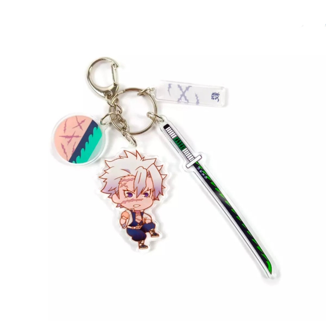 Demon Slayer Sanemi Shinazugawa Keychain, Hobbies & Toys, Memorabilia ...
