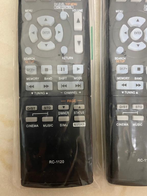 DENON RC 1120 AVR系列 環繞擴大機遙控器 AVR-590 AVR-591 AVR390 DHT590專用, 耳機及錄音音訊設備, Soundbar、揚聲器、藍牙喇叭、耳擴在旋轉拍賣