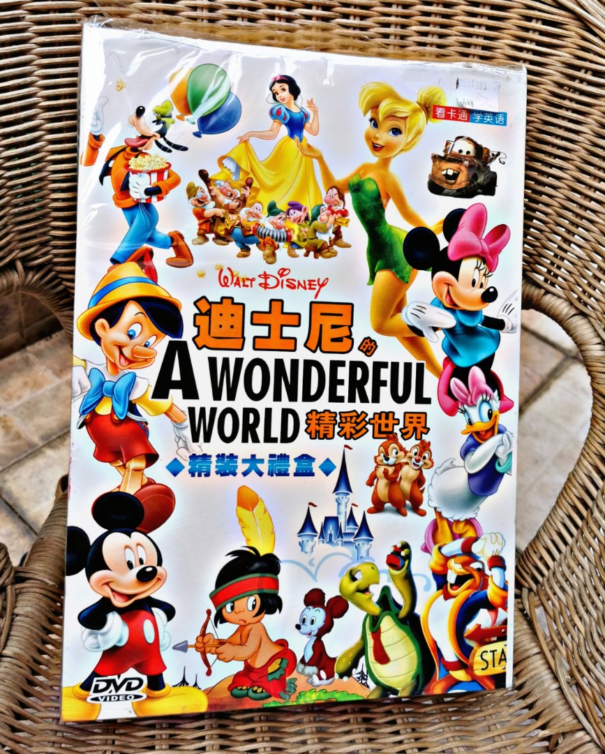 Disney Set 50 DVDs in English & Chinese language, Babies & Kids, Infant ...