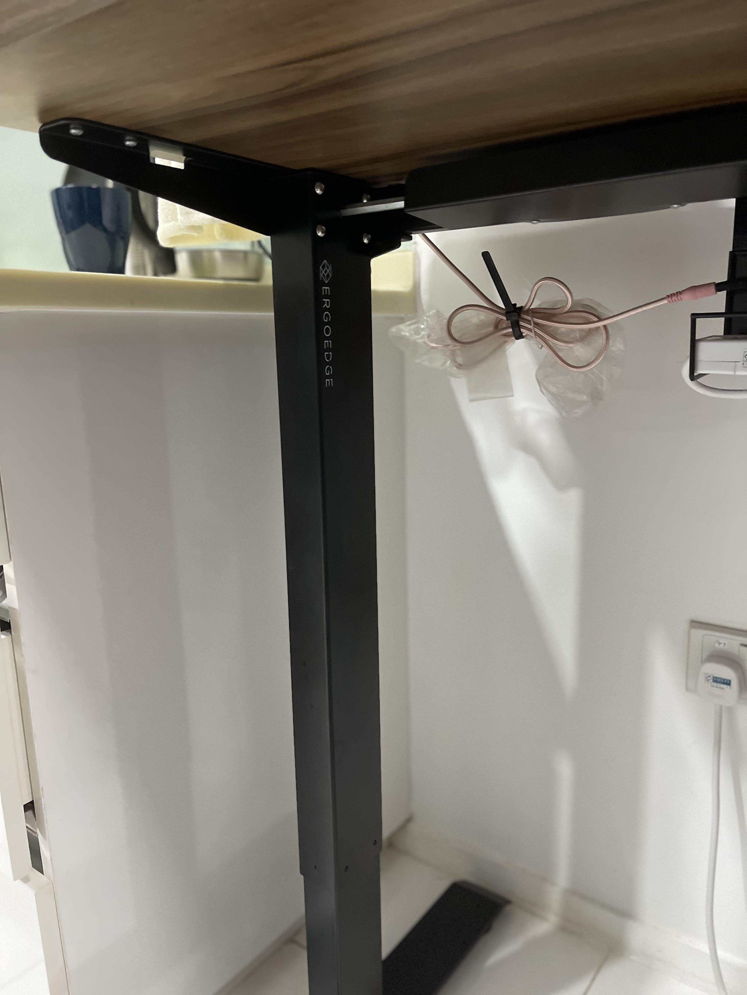 ErgoEdge height adjusting table and Ergotune supreme chair, Furniture ...