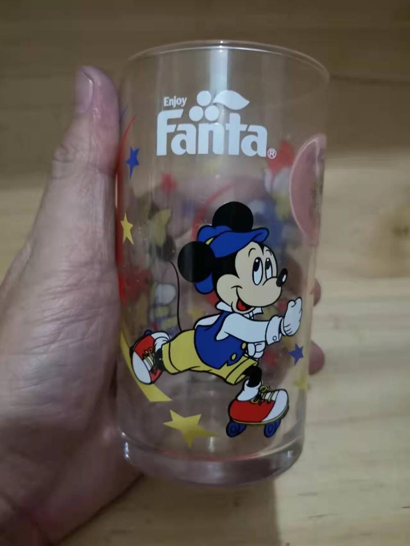 Vintage Fanta x The Walt Disney Glass Collection set of 3, Hobbies ...