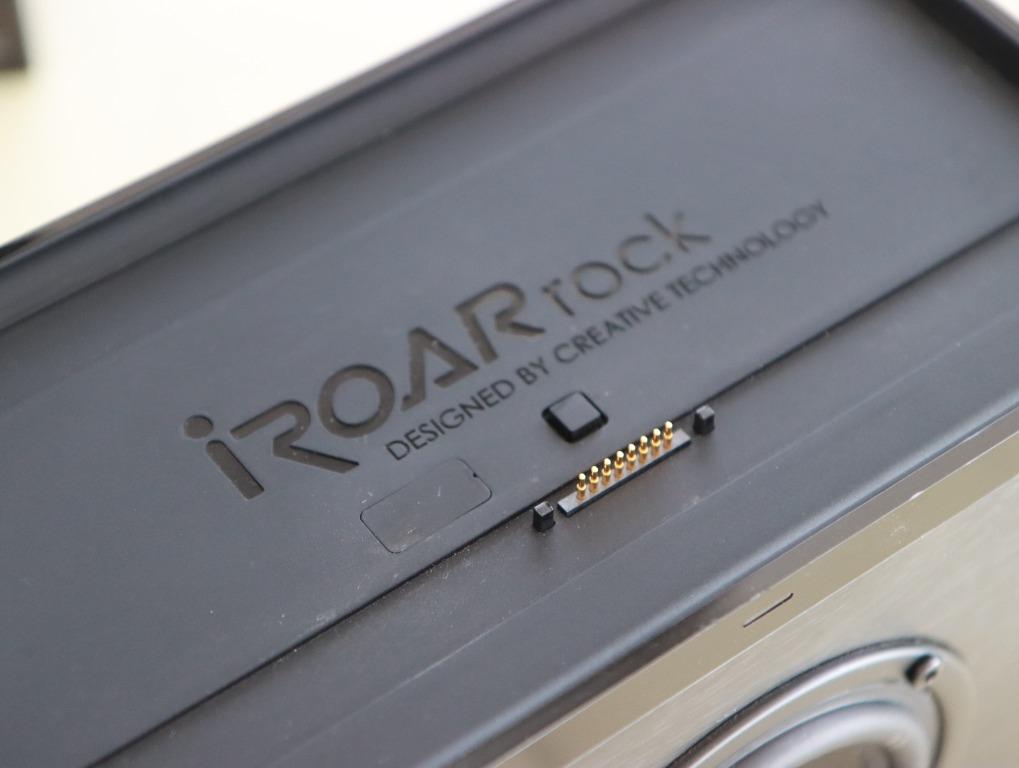 Full Set Creative iRoar + iRoar Rock Docking Subwoofer + iRoar Mic ...