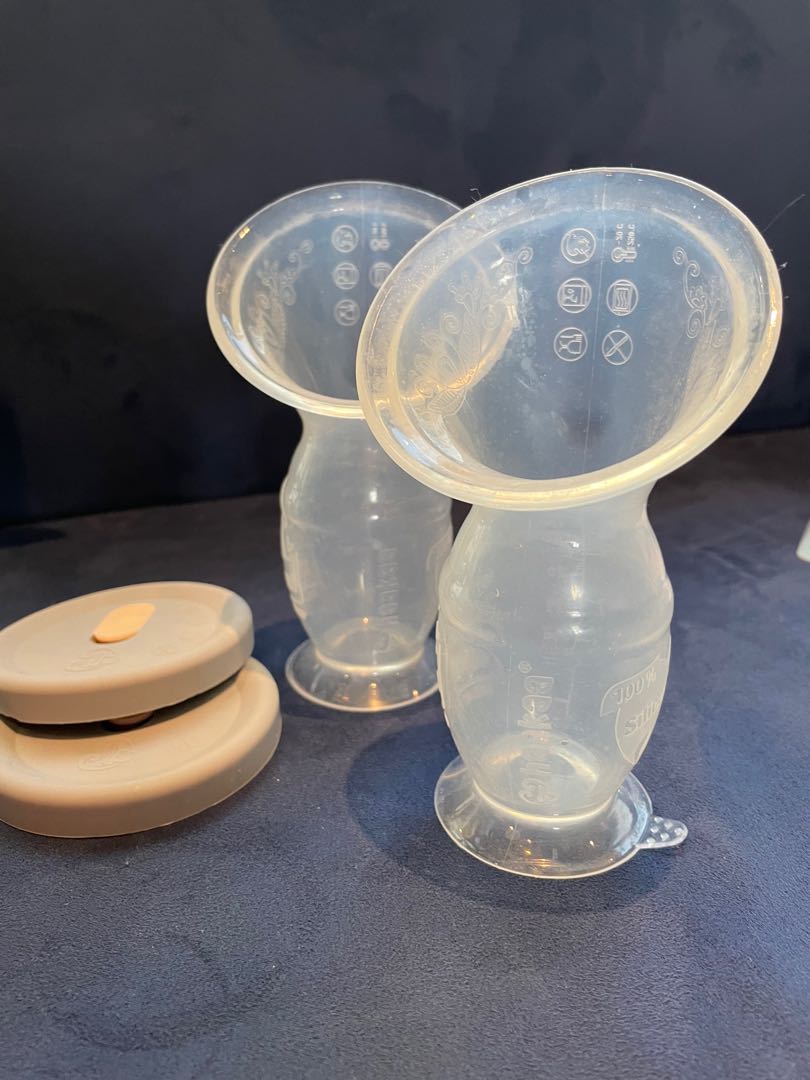 Haaka with lids x 2, Babies & Kids, Nursing & Feeding, Breastfeeding ...