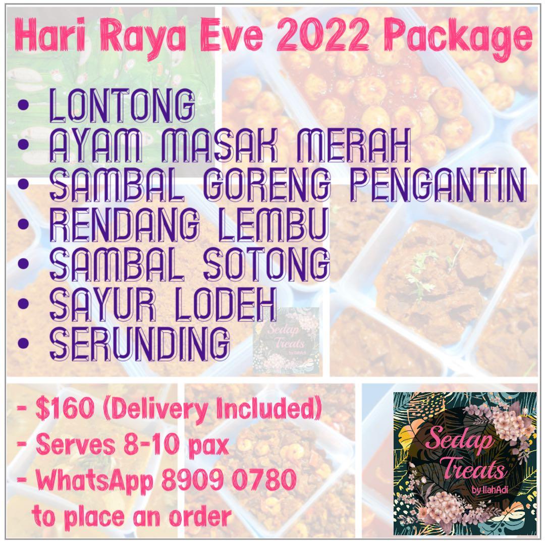 Hari Raya Eve 2022 Package, Food & Drinks, Local Eats on Carousell
