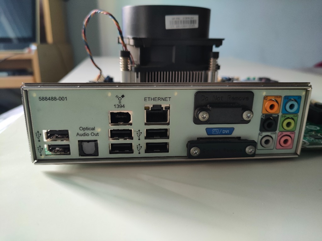 HP N1996 Motherboard with i5 processor Cooler Master 4GB RAM + internal ...