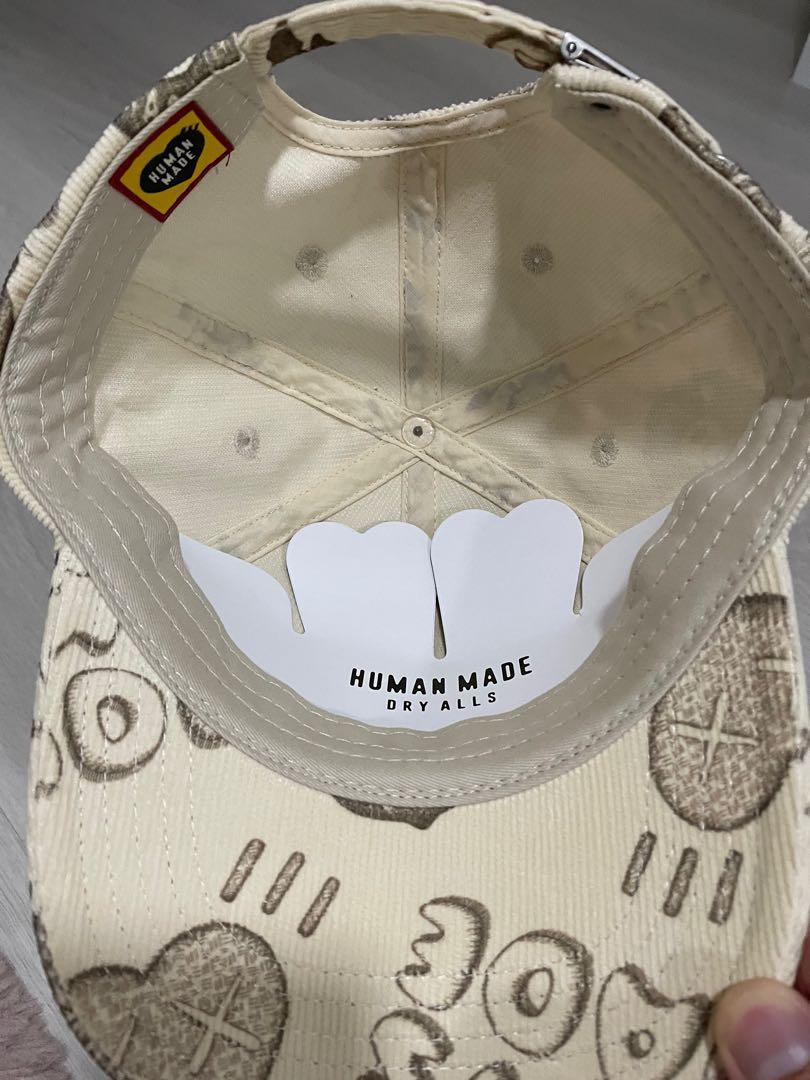 Human made x kaws corduroy cap, Men's Fashion, Watches & Accessories ...