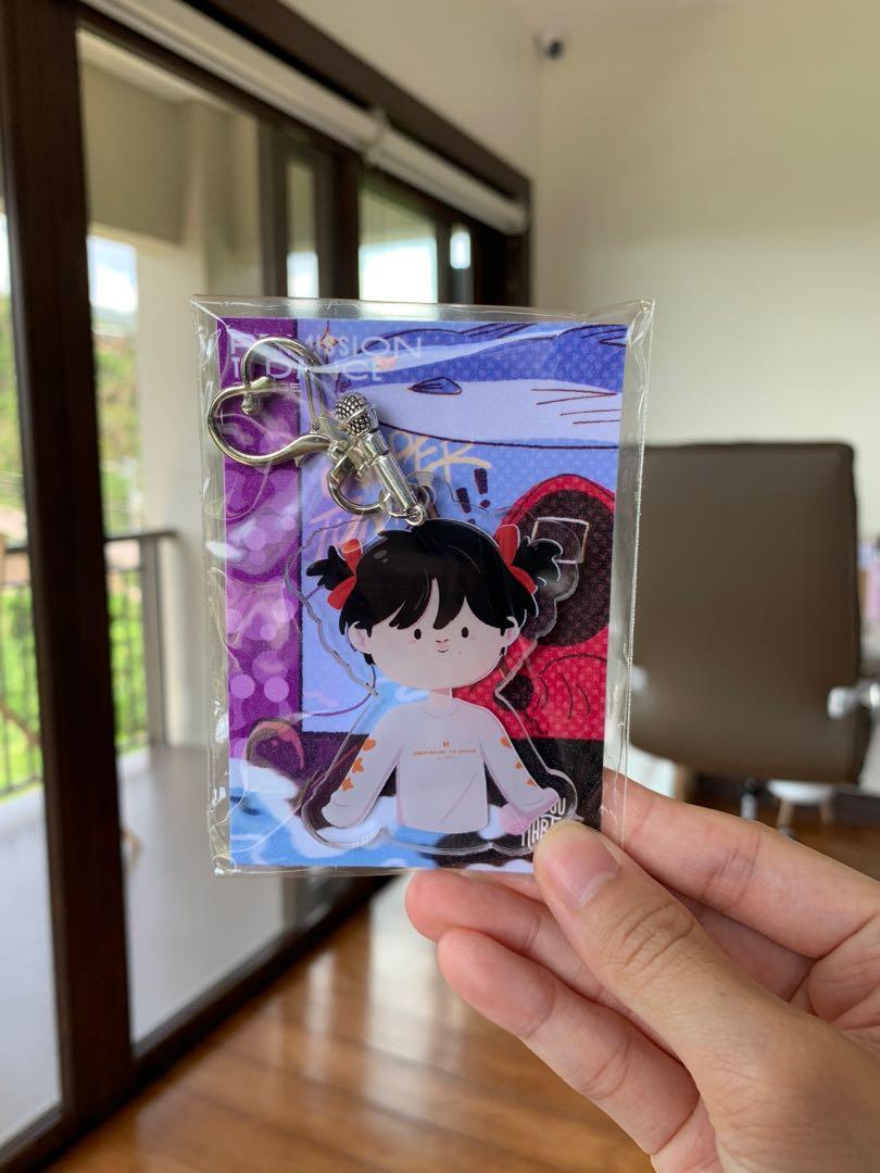 IC Kitsuu Kart BTS PTD OT7 Acrylic Keychains - RM, Jin, Yoongi, Hobi ...